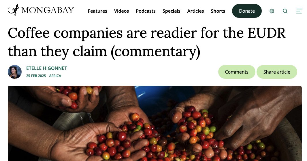 Op-Ed: Coffee companies are readier for the EUDR than they claim ...